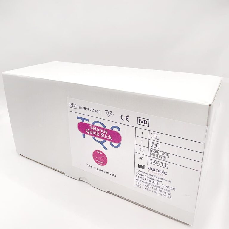 Tetanos Quick Stick x40 tests | Eurobio-Scientific